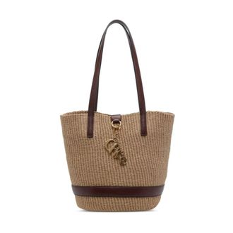 Chlo&eacute; Charms Basket Bag - - Bags - Damen - Beige - ONE SIZE