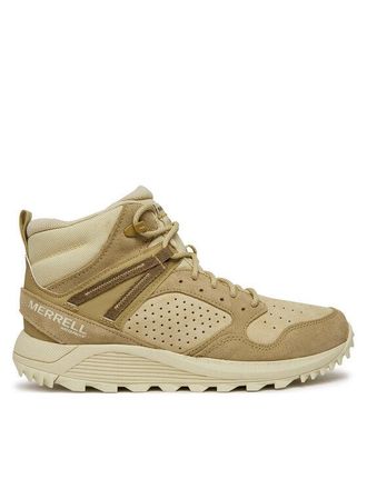 Merrell Schnürstiefeletten Wildwood Mid Ltr Wp J038298 Beige