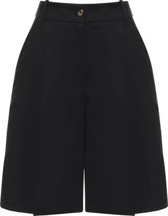 Pinko Pinko, Femme, Shorts, Noir, Taille: 42 FR Bryana Bermuda Lino Stretch