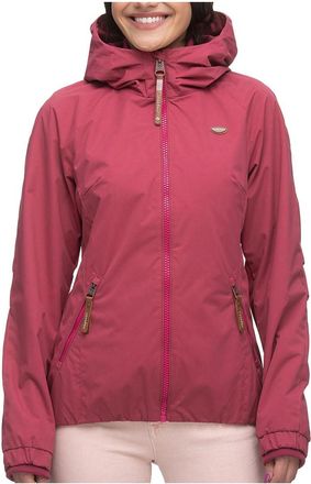 Ragwear DIZZIE Damen Frauen Jacke,Winterjacke mit Kapuze,wasserabweisend,bequem,Rot,L