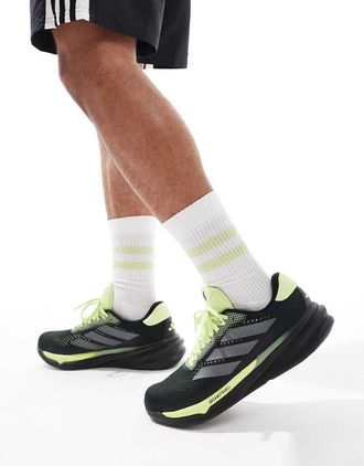 adidas adidas Running - Supernova Stride 2 - Baskets - Noir et citron vert