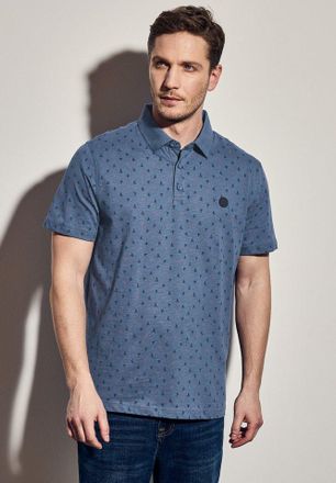 Street One Men Poloshirt aus reiner Baumwolle