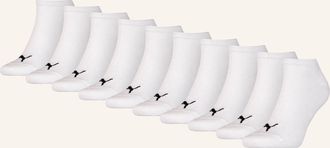 Puma Socken Sneaker Plain 9-Pack weiss