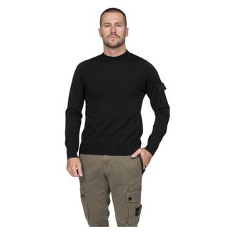 Stone Island Herren, Strickwaren, Schwarzk, 2XLGr&ouml;&szlig;e