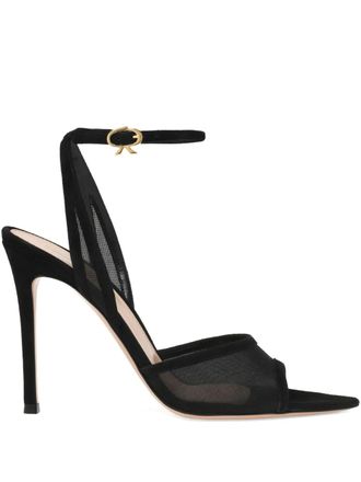 Gianvito Rossi sandales Doreta 100 mm à bride arrière - Noir