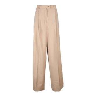 Sportmax Damen, Hosen, Beige, SGr&ouml;&szlig;e