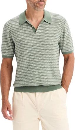 Dockers Polo ray&eacute; en coton m&eacute;lang&eacute;