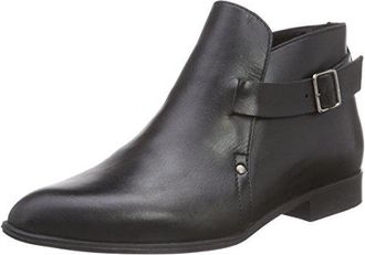 Pieces Pieces Psutara Leather Buckle Boot Black, Bottes Chelsea Femme - Noir (Black), 38 EU