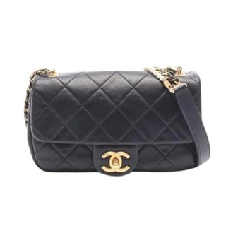 Chanel Sac bandouli&egrave;re vintage Pre-owned - Femme - Pre-owned - Noir - Taille: ONE Size