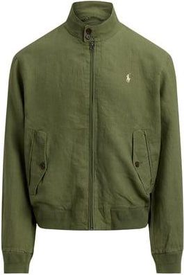 Polo Ralph Lauren Veste &agrave; col montant droite en lin