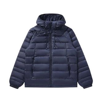 Generic Doudoune légère coupe-vent respirante en plumes pour homme - Vêtement dextérieur décontracté et chaud, bleu, XL