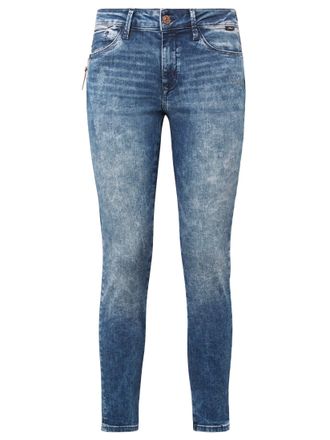 Mavi Damen Skinny Skinny Jeans Adriana Ankle 10729, Gr. W24, Blau (True-Blue Barcelona STR 22328)