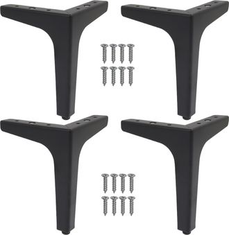 Generic Tischbeine, Metallbeine f&uuml;r Tische - industrielle dreieckige Unterst&uuml;tzung, robuster Sockel, Ersatz f&uuml;r M&ouml;bel f&uuml;r Zuhause, Familie, Theke, Esszimmer, 