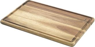 Metaltex 561306000 Schneidebrett 31 x 21 x 1,5 cm mit Saftrille aus Akazienholz/Schneidbrett