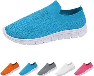 Generic Chaussures de marche &agrave; enfiler pour femme, baskets orthop&eacute;diques en maille respirante pour femme, chaussures de sport d&eacute;t&eacute; l&eacute;g&egrave;res et d&eacute;contract&eacute;es, c