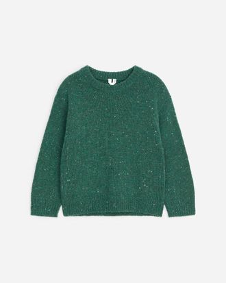 Arket Schwerer Pullover -Gr&uuml;n
