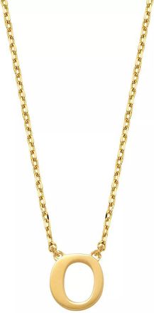 Isabel Bernard Halskette - Le Marais Chloé 14 Karat Initial Necklace Letter O - Gr. unisize - in Gold - für Damen