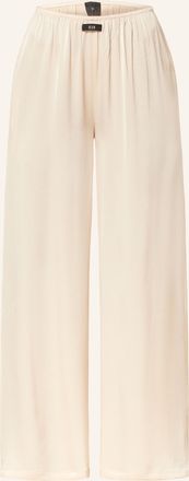 Eleh Eleh Marlenehose Aus Satin beige