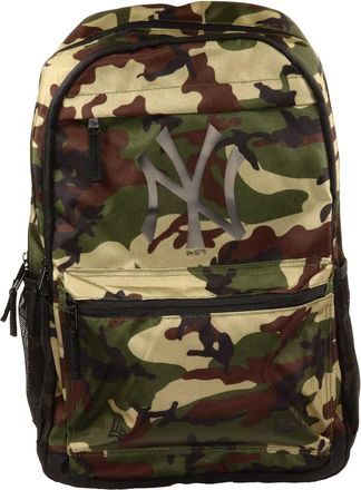 New Era New York Yankees MLB Delaware Pack All Over Print Woodland Camouflage Rucksack - One-Size