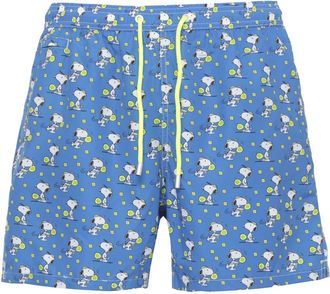 Saint Barth Homme, Maillots de bain, Bleu, Taille: XL Lighting Micro Fantasy Swim Short