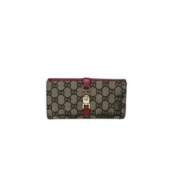 Gucci Portefeuille en cuir doccasion - Femme - Pre-owned - Brun - Taille: ONE Size