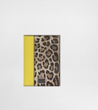 Dolce & Gabbana Reisepasshülle Aus Dauphine - Mann Geldbörsen Und Kleinlederwaren Drucken Onesize