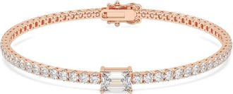 Tilla bracelet tennis en or rose 14ct