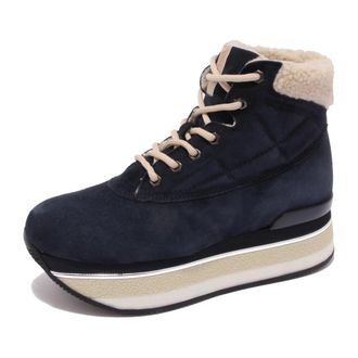 Hogan H394 Max.Mil+Mig+Para Duck F.Pelo - - Shoes - Damen - Blau - 39 EU