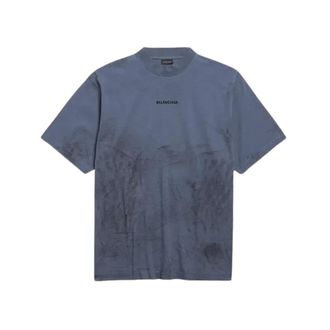 Balenciaga Herren, Oberteile, Blau, SGr&ouml;&szlig;e