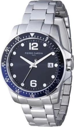 Pierre Cardin Homme, Accessoires, Gris, Taille: ONE Size Montre habill&eacute;e en acier inoxydable