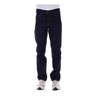 Carhartt Work in Progress Logo Jeans mit Knopfverschluss - - Jeans - Herren - Schwarzk - W33 L32