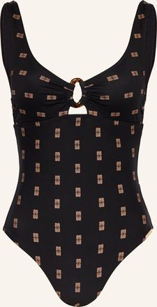 Watercult Watercult Badeanzug Microcraft schwarz