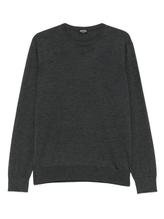 Ermenegildo Zegna pull à col rond - Gris