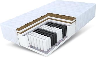 FDM Matratze 120x200 Taschenfederkern kokos home max double 26 cm 7 Zonen H3 H5 Premium