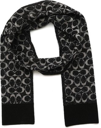 Coach Schal METALLIC SIGNATURE C SCARF
