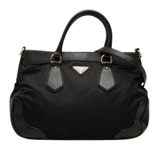 Prada Pre-owned Sac bandouli&egrave;re en nylon - Femme - Pre-owned - Noir - Taille: ONE Size