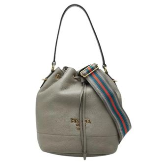 Prada Sac seau vintage Pre-owned - Femme - Pre-owned - Gris - Taille: ONE Size