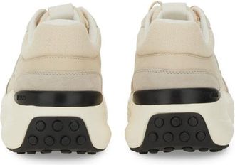 Tod's Leather and Suede Sneaker - Beige
