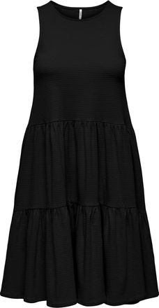 Only Damen Onlolivie S/L Dress JRS, Schwarz, XS