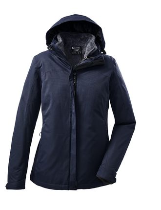 Killtec 37948-000 3 In 1 Funktionsjacke Mit Abzippbarer Kapuze Und Einzippbarer Fleecejacke, Dunkelnavy, 46