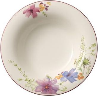Villeroy & Boch Mariefleur Suppenteller 23 cm Bunt, Spülmaschinenfest, Mikrowellensicher, Pasta Teller, Tiefer Teller, Geschirr, Blümchengeschirr, Premium Porzellan