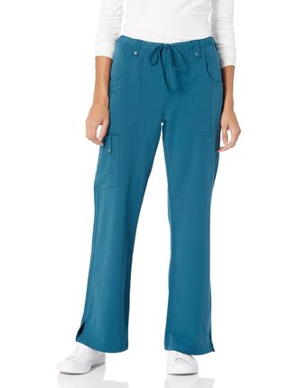 Dickies Damen Xtreme Stretch Fit Kordelzug Schlagbein Medizinische Peeling Hosen, Caribbean, L Petite EU