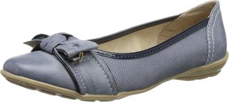 Pavers Softline Kuma 8-8-22164-22-802 Damen Ballerinas, Blau (Denim 802), EU 39