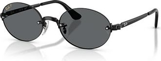Ray-Ban Rb3929 By A$ap Rocky Sonnenbrillen Schwarz Fassung Grau Glas Polarisiert 54-20