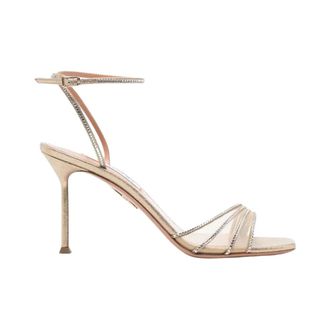 Aquazzura High Heel Sandales - Femme - Chaussures - Beige - Taille: 36 1/2 EU