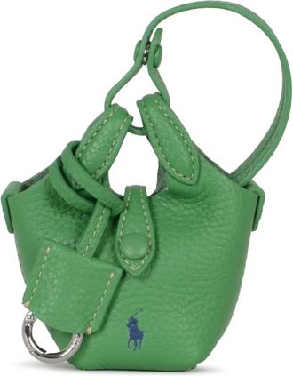 Polo Ralph Lauren Femme, Accessoires, Vert, Taille: ONE Size Ply Bag Charm Medium