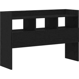 vidaXL Buffet avec tiroir Noir 105 x 30 x 70 cm Bois ding&eacute;nierie Vidaxl