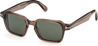 Tom Ford Homme, Accessoires, Brun, Taille: 50 MM Ezra-02 Lunettes de soleil