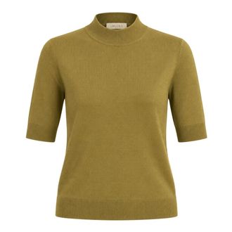 iBlues Rippstrick-Rollkragenpullover - - Knitwear - Damen - Gr&uuml;n - M