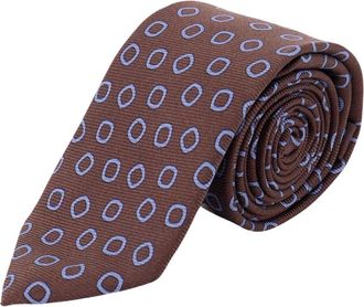Kiton Cravate en soie - Homme - Accessoires - Brun - Taille: ONE Size